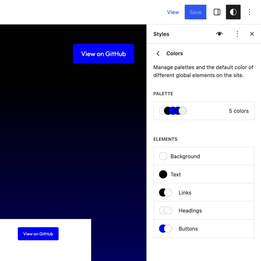 Set Colors - Frost WordPress Theme
